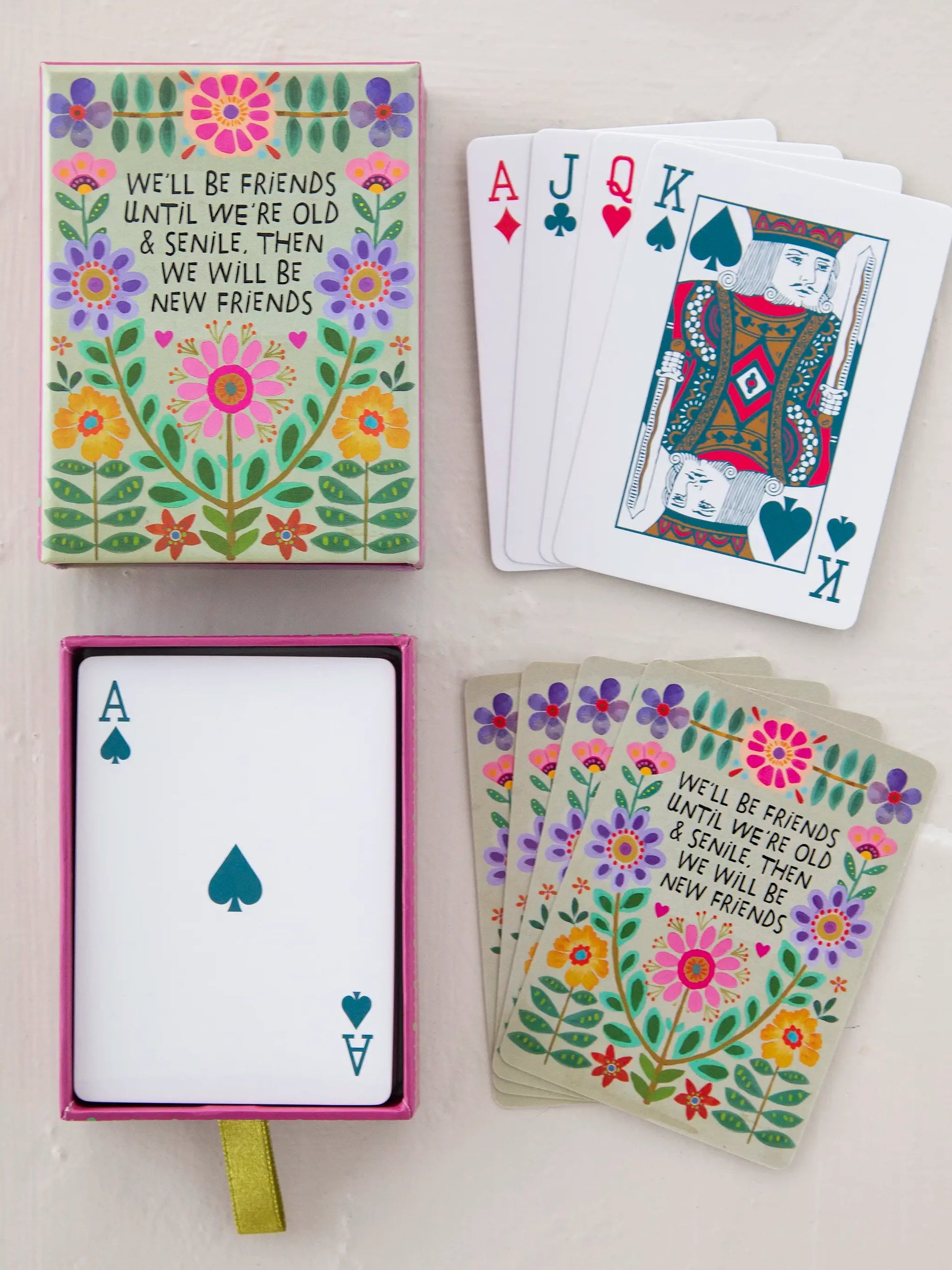 Natural Life Deck of Playing Cards - Friends – Iris & Indie Boutique